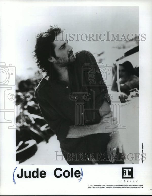 1992 Singer Jude Cole - Historic Images