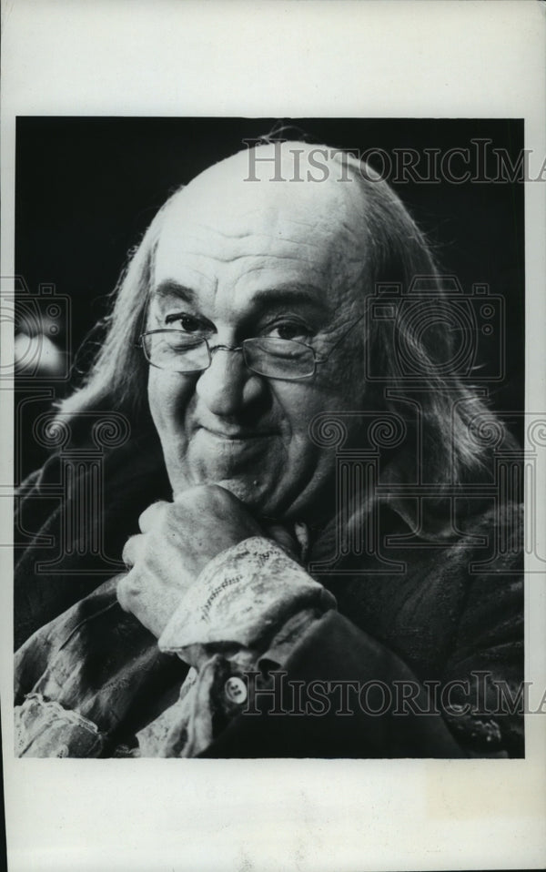 1970 Press Photo Actor Howard Da Silva - Historic Images