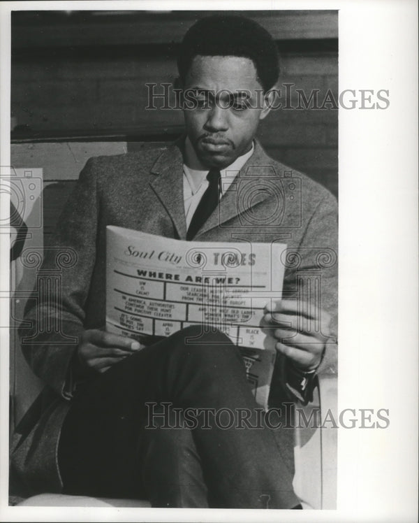 1969 Press Photo James Estes Administrator Central City Businessman's ...