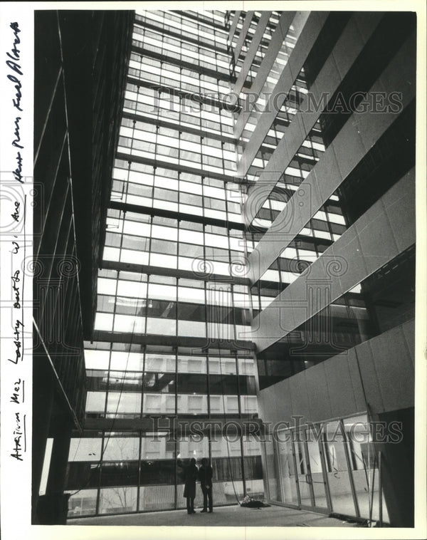 1983 The Atrium area of the Henry S. Reuss Federal Plaza, Milwaukee ...