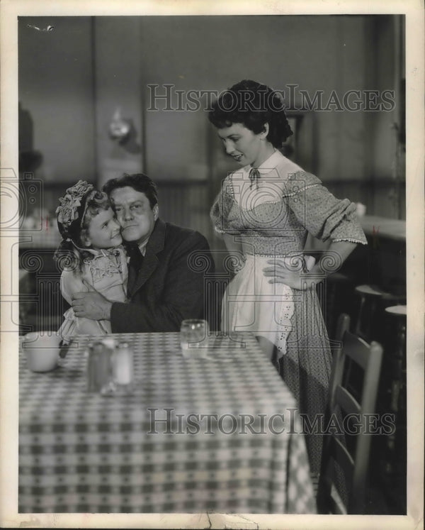 1954 Press Photo Cast Members of the lighthearted western "Four Things ...