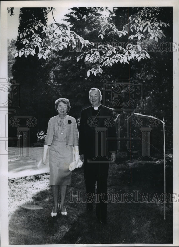 1963 Bishop Donald Hallock And Wife Attend Party In Milwaukee ...