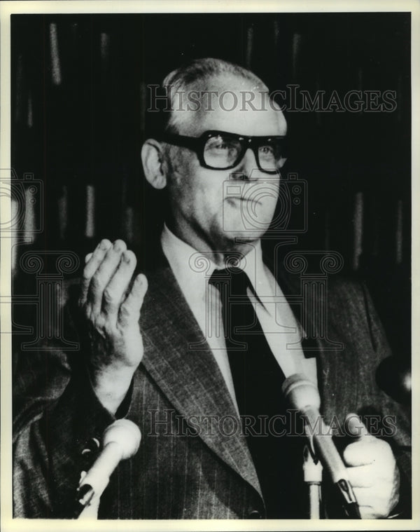 1976 Gus Hall, Communist Party candidate, Portland, Maine - Historic Images