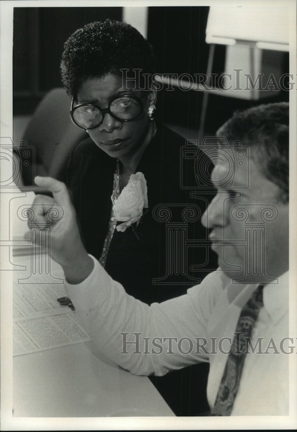 1990 Barbara Holmes president of Milwaukee Area Technical College ...