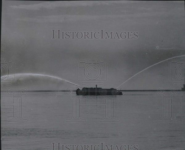1949 The Deluge, Milwaukee, Wisconsin Fireboat - Historic Images