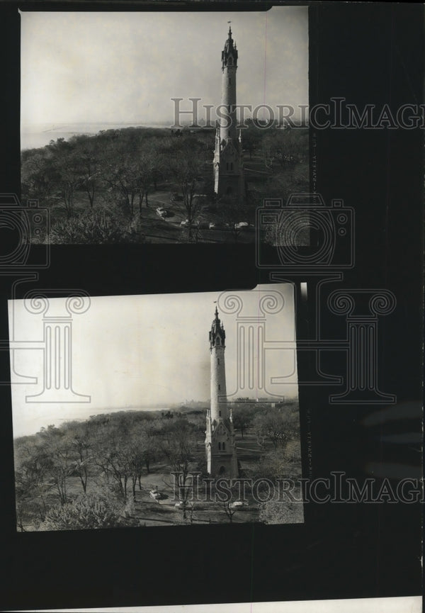 1963 View of the North Point Water Tower In Milwaukee, Wisconsin ...