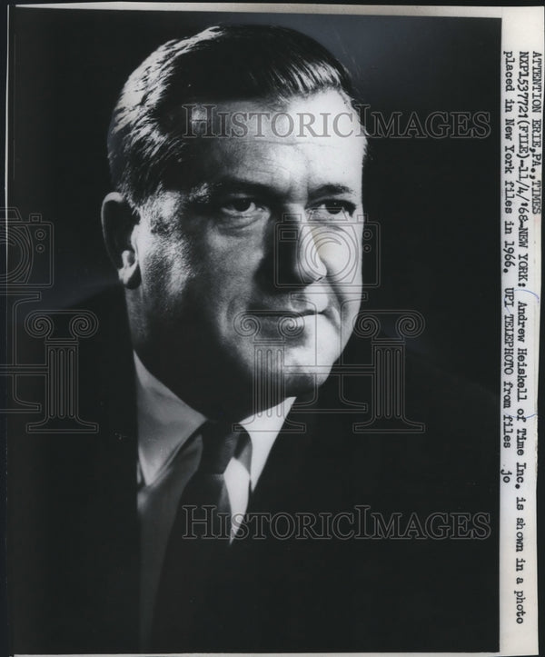 1966 Andrew Heiskell Of Time Inc. In New York - Historic Images