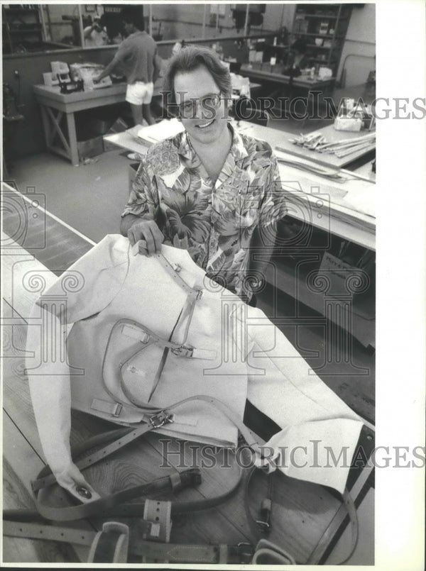 1988 Charles Sommer, with straight jacket, firms most famous product ...
