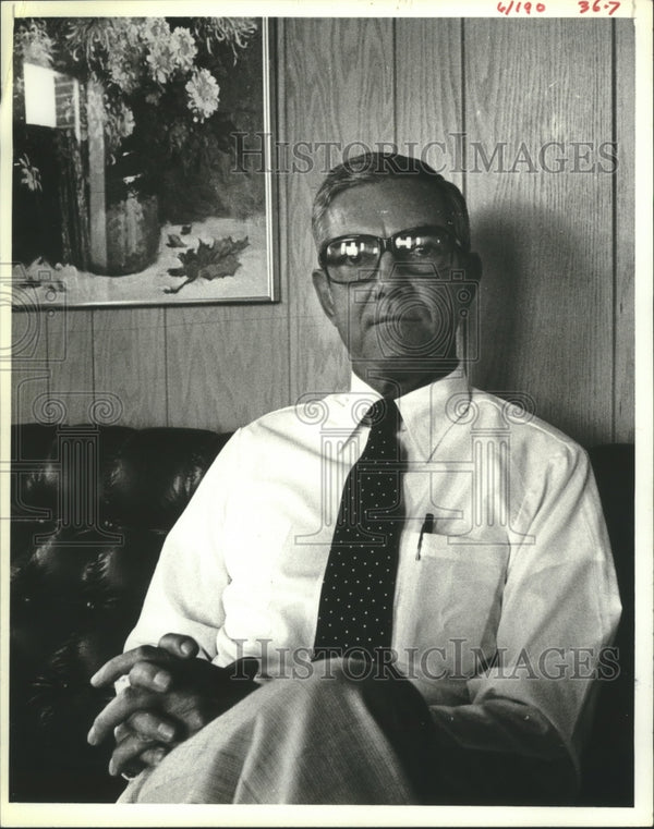 1981 New England Printing President Edward Keane - Historic Images