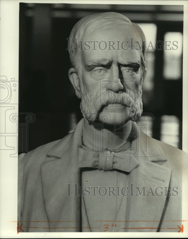 1975 A bust of Horace Rublee, Daily Republican and News, editor ...