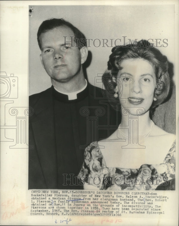 1966 Robert Pierson divorces Ann Rockefeller Pierson in New York ...