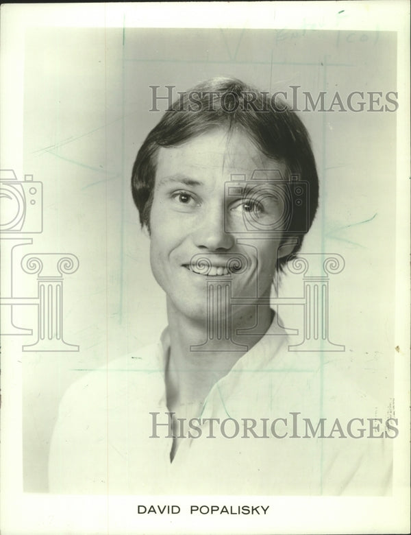 1985 Press Photo David Popalisky, Milwaukee dancer and choreographer ...
