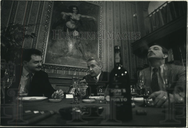 1993, Robert Weiss, James T. Caraway and Jim Steinbock at Shaker's ...