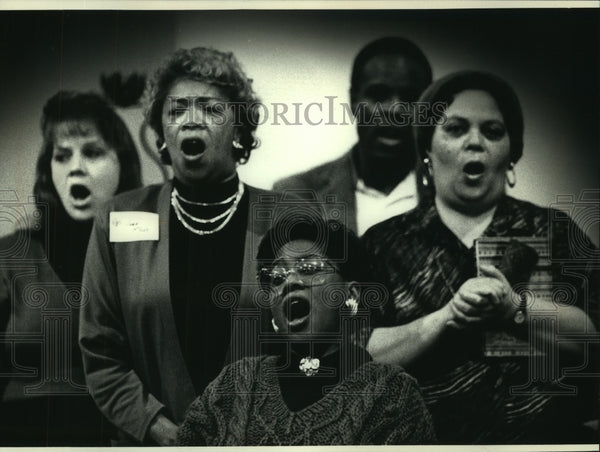 1989, Holy Angel Choir sings at St. Gall's Catholic Church revival ...