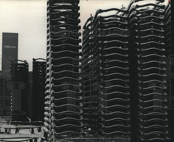 1977, Huge Piles of Automobile Frames at A.O. Smith Plant, Milwaukee ...