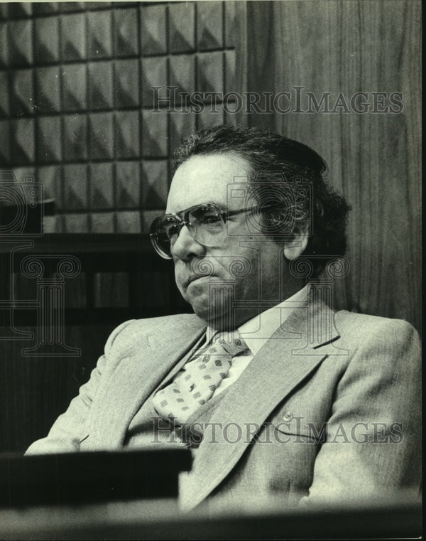 1980, John Foley on stand at Judge Christ T. Seraphim hearing ...