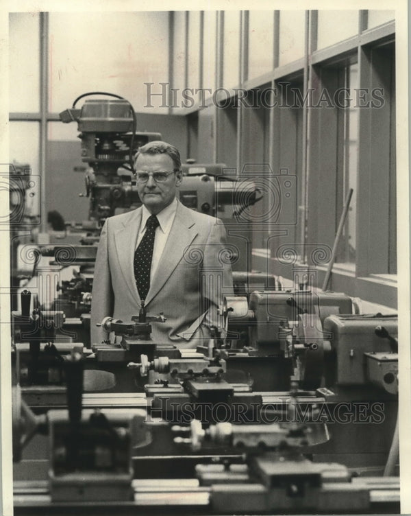 1978 Press Photo University of Wisconsin Chancellor Robert Swanson in ...