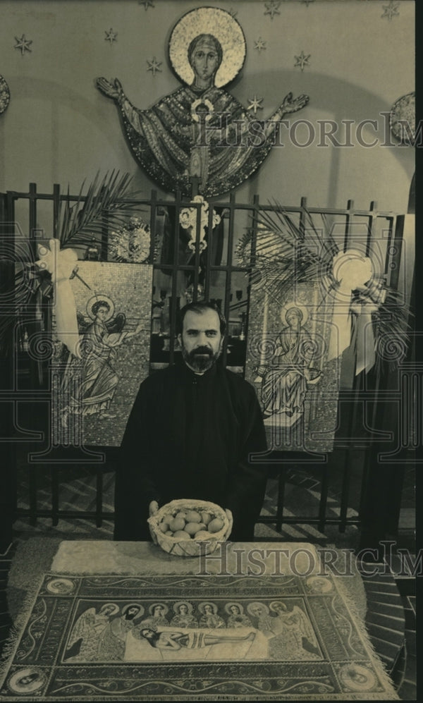 1986, Father Theodore Trifon pastor of Helen Greek Orthodox Church ...