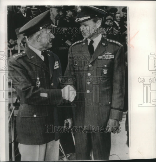 1956 General Alfred Gruenther and General Lauris Norstad NATO ...