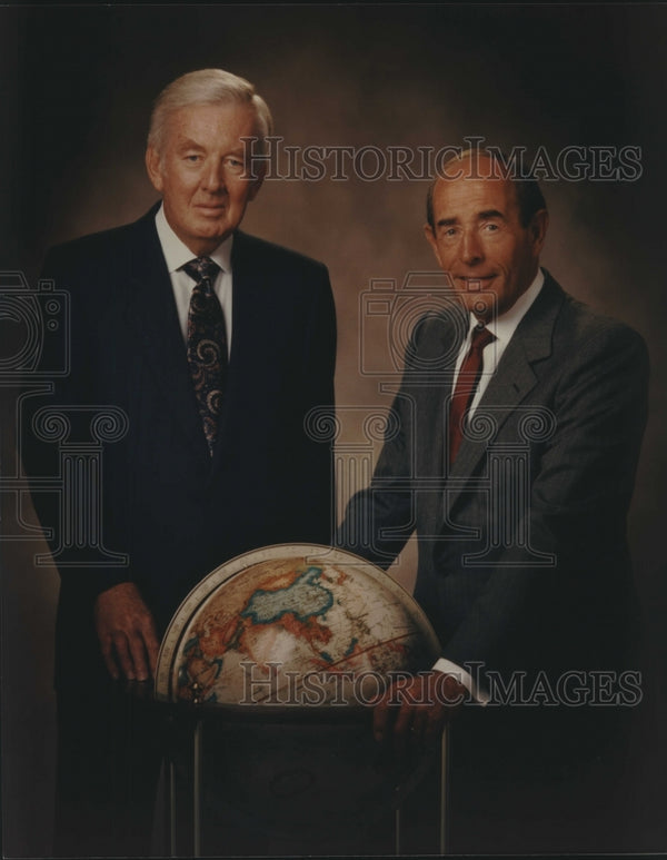 1995, Amway founders Jay Van Andel (left) & Rich DeVos - mjc23489 ...