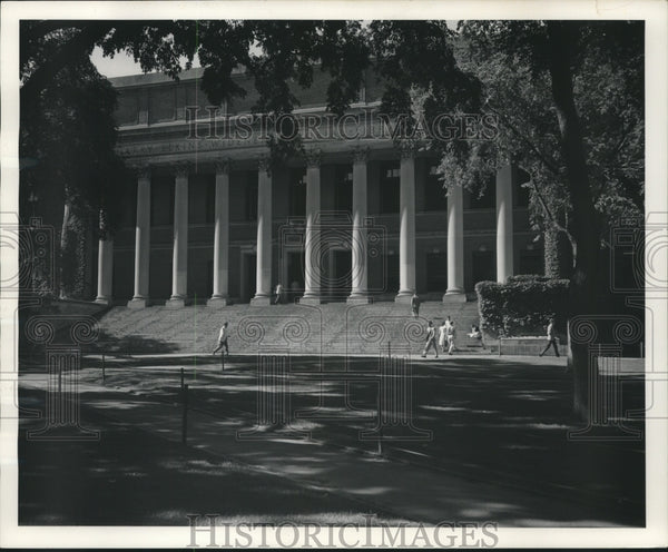 1963 Harry Elkins Widener Memorial Library at Harvard University ...