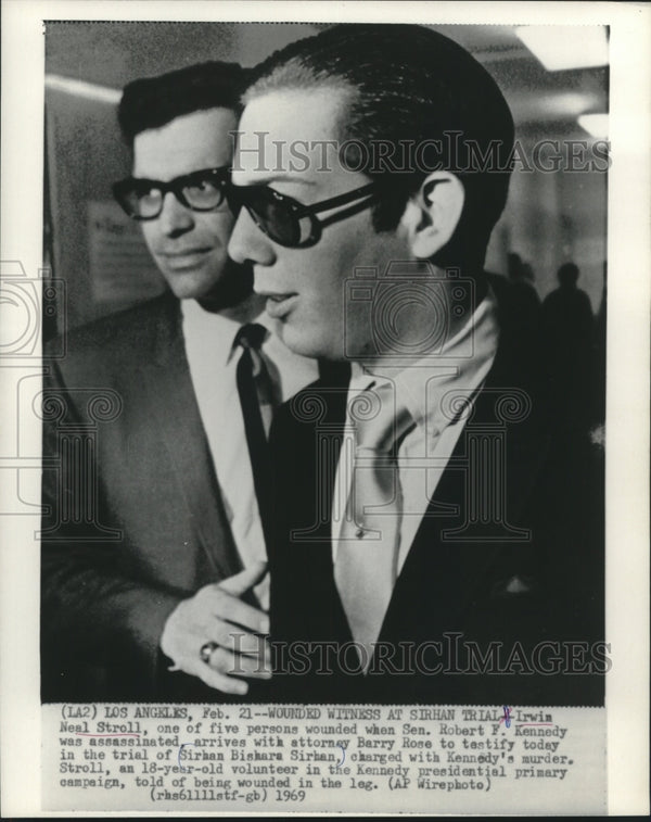 1969, Irwin Neal Stroll Arrives With Attorney In Los Angeles - Historic ...