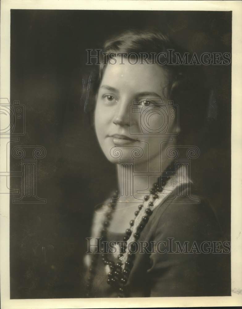 Press Photo Cynthia Wells now Mrs William H. Wagner - Historic Images