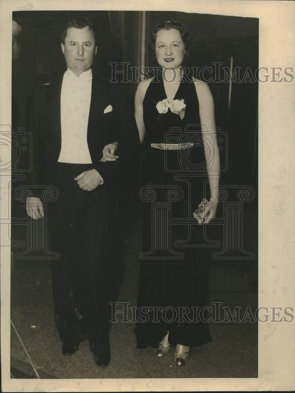 Press Photo Richard Werner and a woman - Historic Images