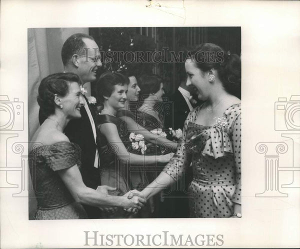 1957, Mrs. Fitzhugh Scott Jr. and Mrs. Allen Schumacher and others ...