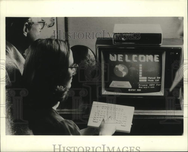 1983 American Bell Sceptre videotex terminal home computer - Historic ...