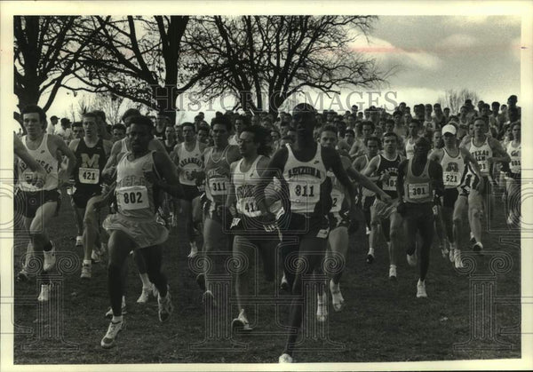 1994 University of Wisconsin Cross Country team runs in Championship ...