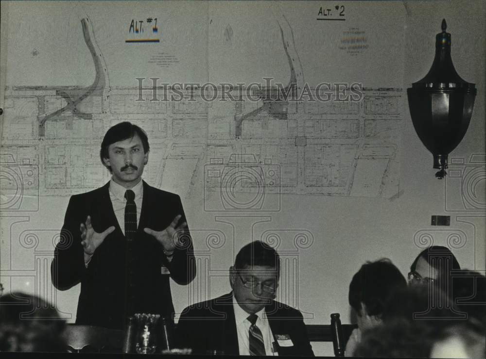 1984 City Administrator Steve Stapleton in Port Washington Wisconsin ...