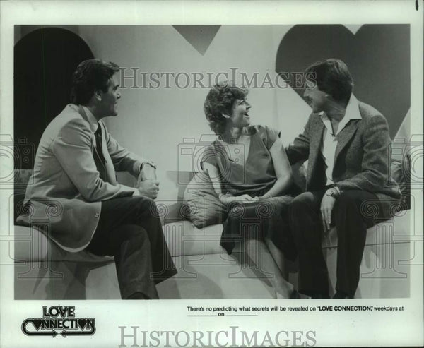 1983 Chuck Woolery hosts game show "Love Connection" - Historic Images