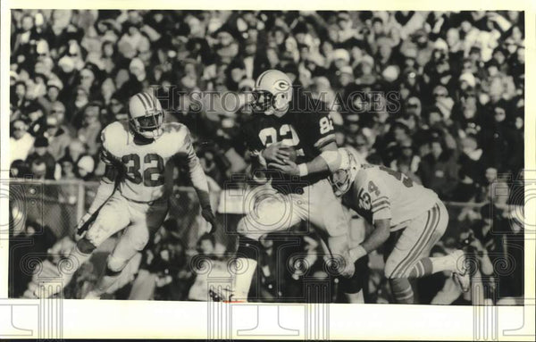 1980 Green Bay Packers & Houston Oilers football game, Lambeau Field ...