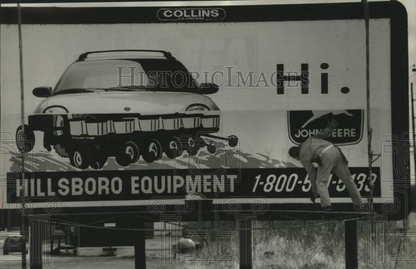 1994 Billboard Ad for Farm Equipment in Richland Center, Wisconsin ...