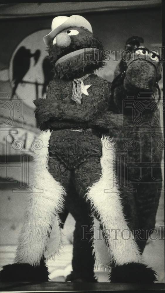 1981 Grover as a cowboy in Sesame Street at Milwaukee Auditorium ...