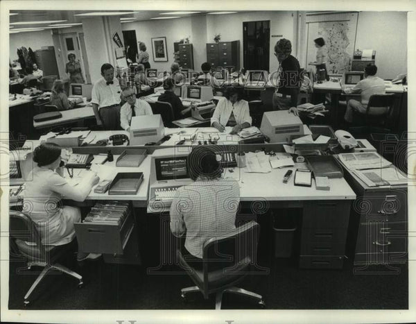1976 VDT Machines in The Milwaukee Sentinel News Department - Historic ...