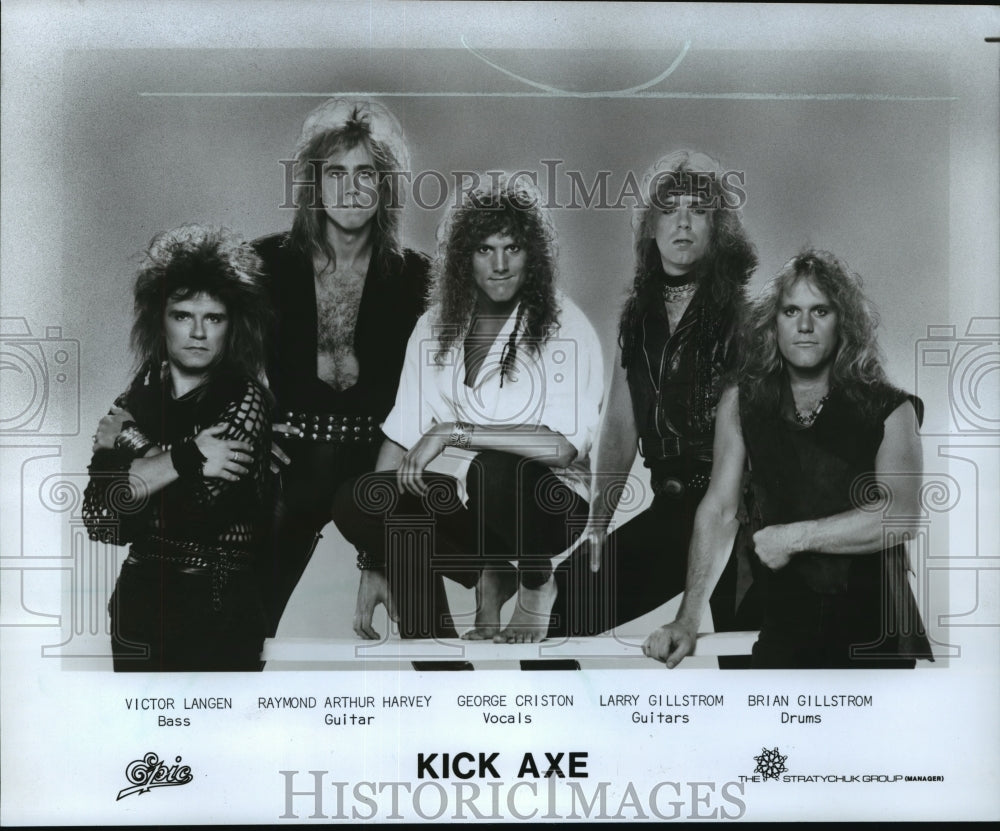 1986 Press Photo Kick Axe, Canadian heavy metal band - mjp00757 ...