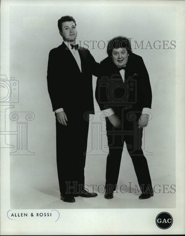 1968 Press Photo Allen & Rossi, Comedy Team - mjp00802 - Historic Images