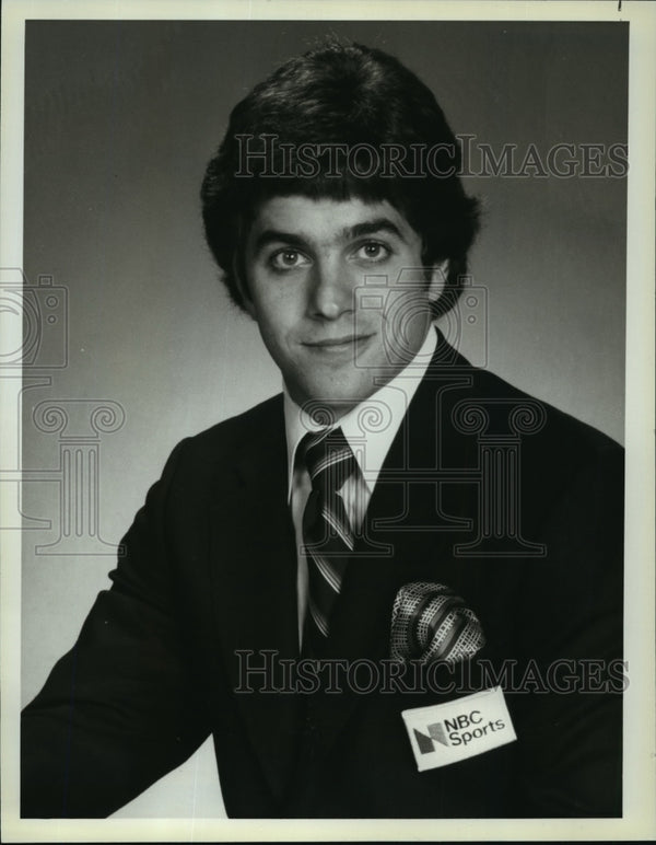 1979 Press Photo Mike Adamle, NBC Sportscaster - mjp02553 - Historic Images