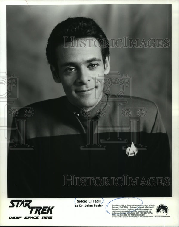 1992 Press Photo Siddig El Fadil stars on Star Trek Deep Space Nine ...