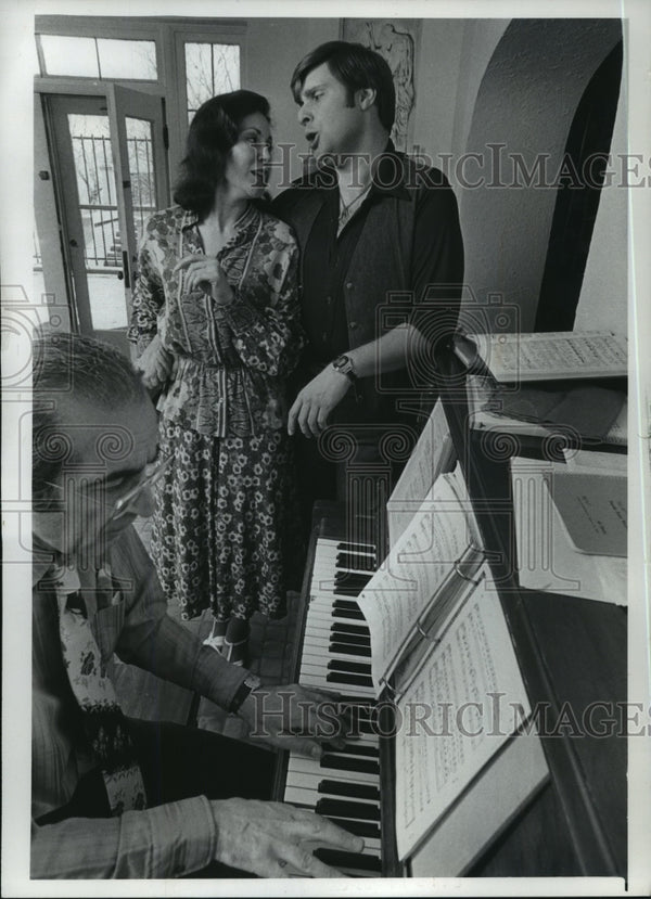 1978 Press Photo Edmund Assaly and Bonnie Dirks rehearse for Century H ...