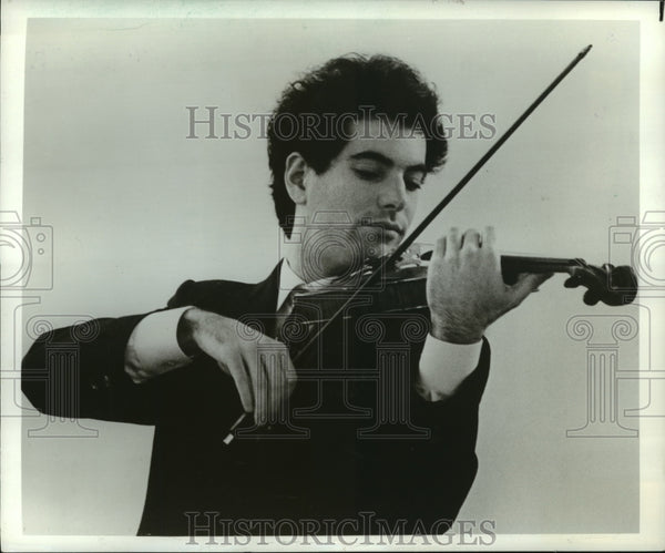 1988 Press Photo Ralph Evans 1st Violin Of Fine Arts Quartet Vivaldi