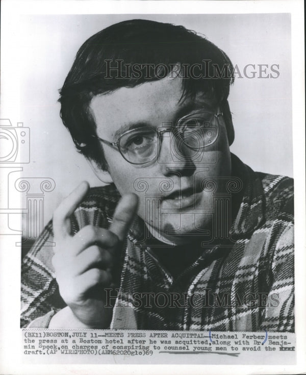 1969 Michael Ferber acquitted on conspiracy charges, Boston - Historic ...