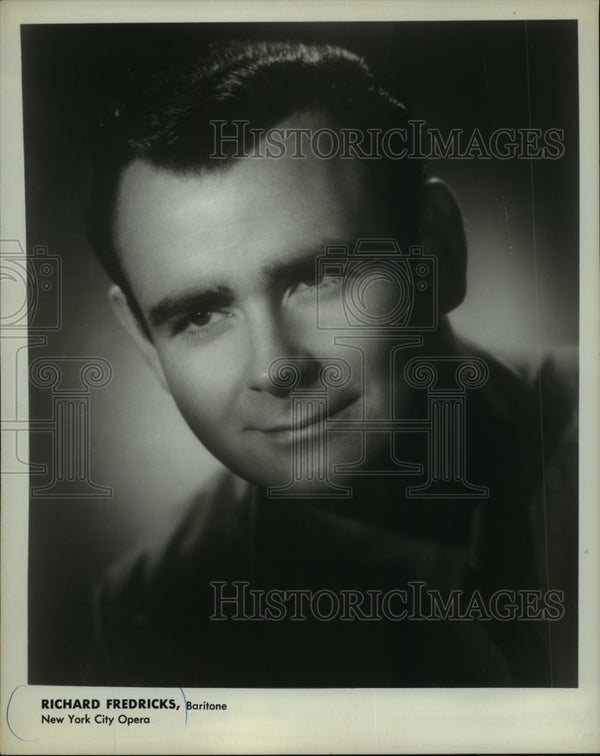 1975, Richard Fredricks, baritone with the New York City Opera ...