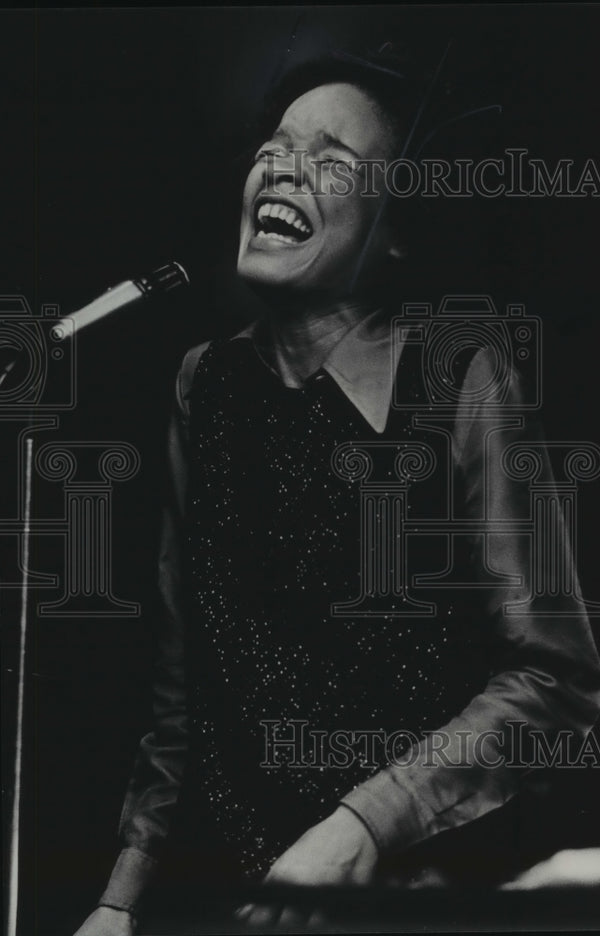 1973, Jazz singer Charlene Gibson as she performed Wednesday night ...