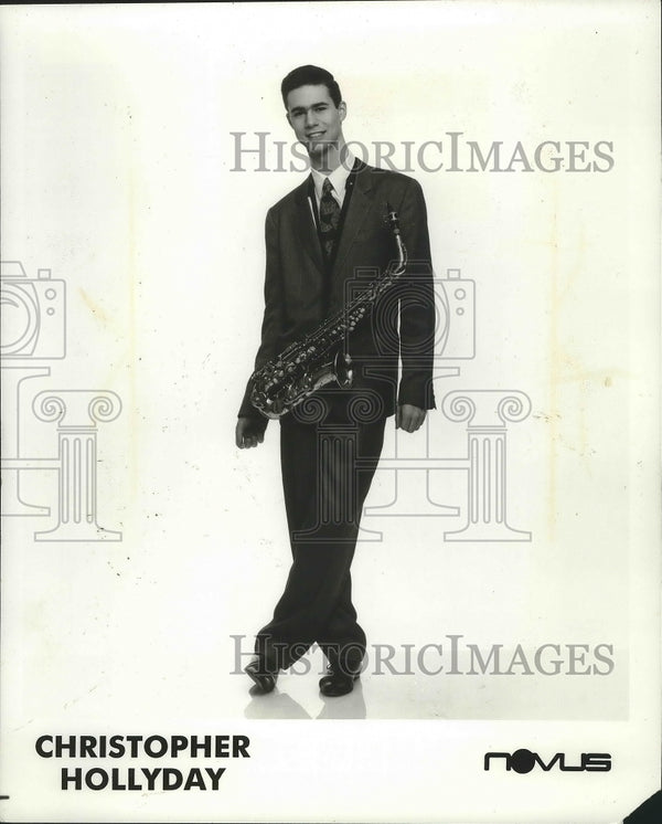 1991 Christopher Hollyday, saxophonist - mjp20953 - Historic Images