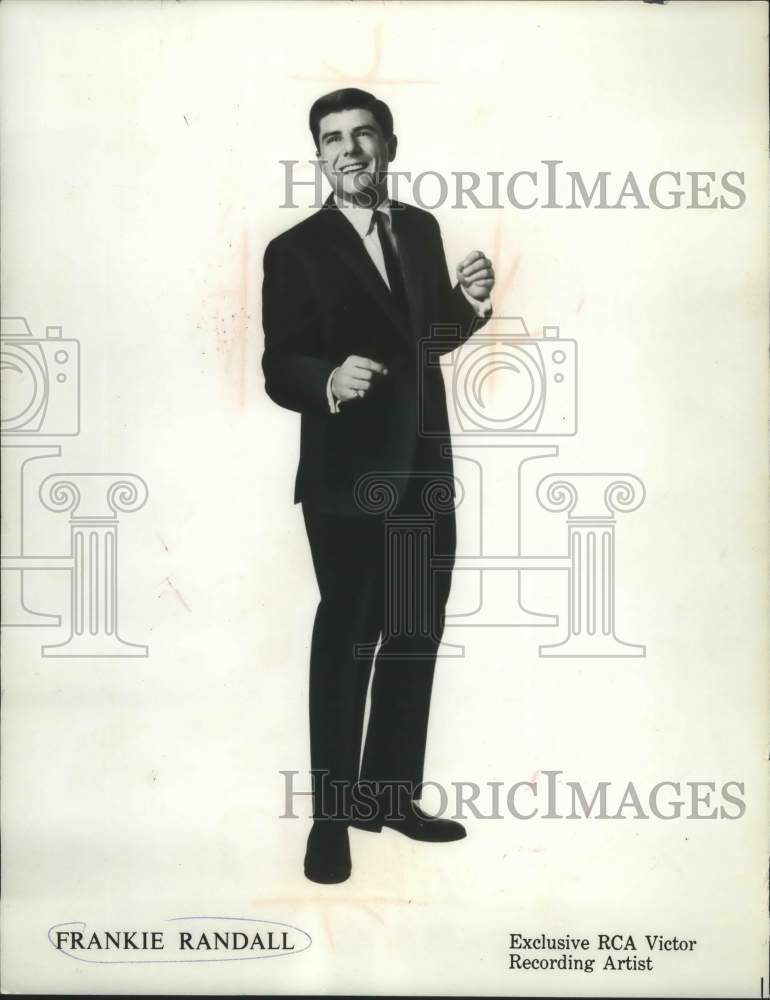 1964, Singer Frankie Randall, RCA Victor Recording Artist - mjp23795 ...