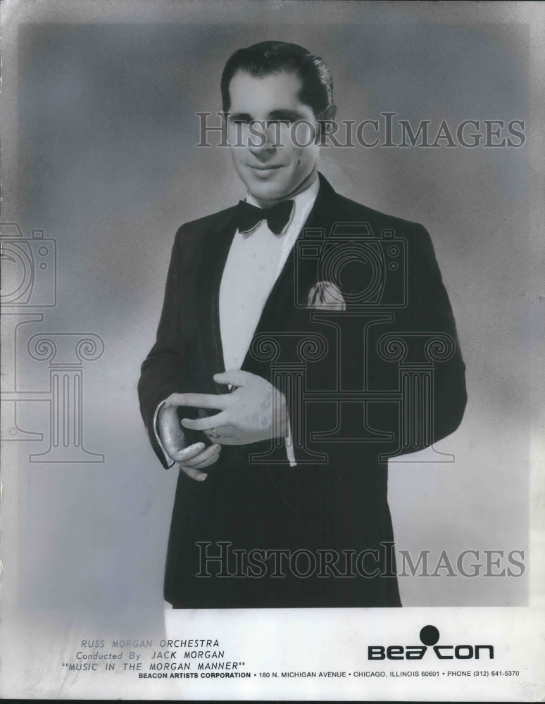1971 Jack Morgan conductor of the Russ Morgan Orchestra - Historic Images