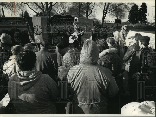 1992 Larry Penn Performs At Rally At State Historical Marker Grounds ...